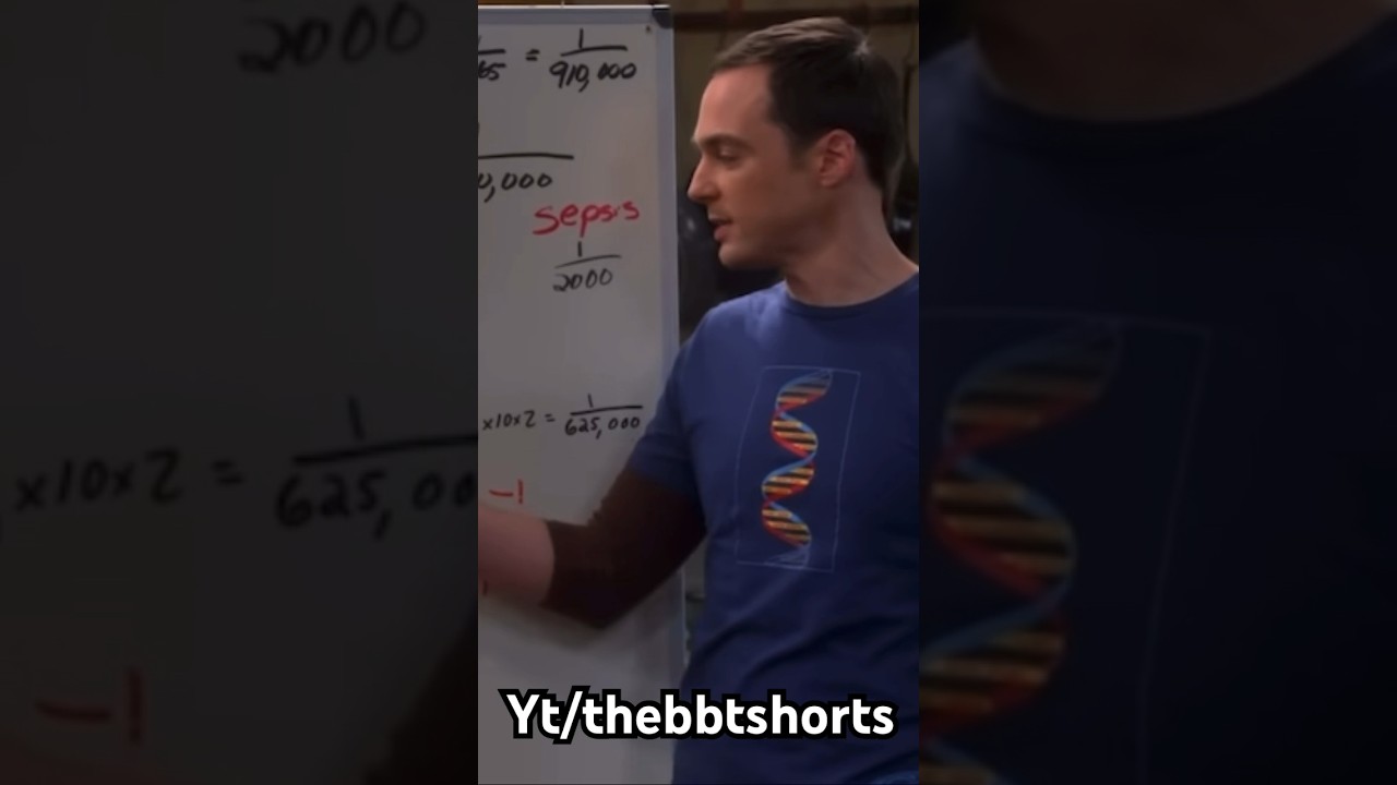 Sheldon explains death probabilities of various situations Pt. 1 # ...