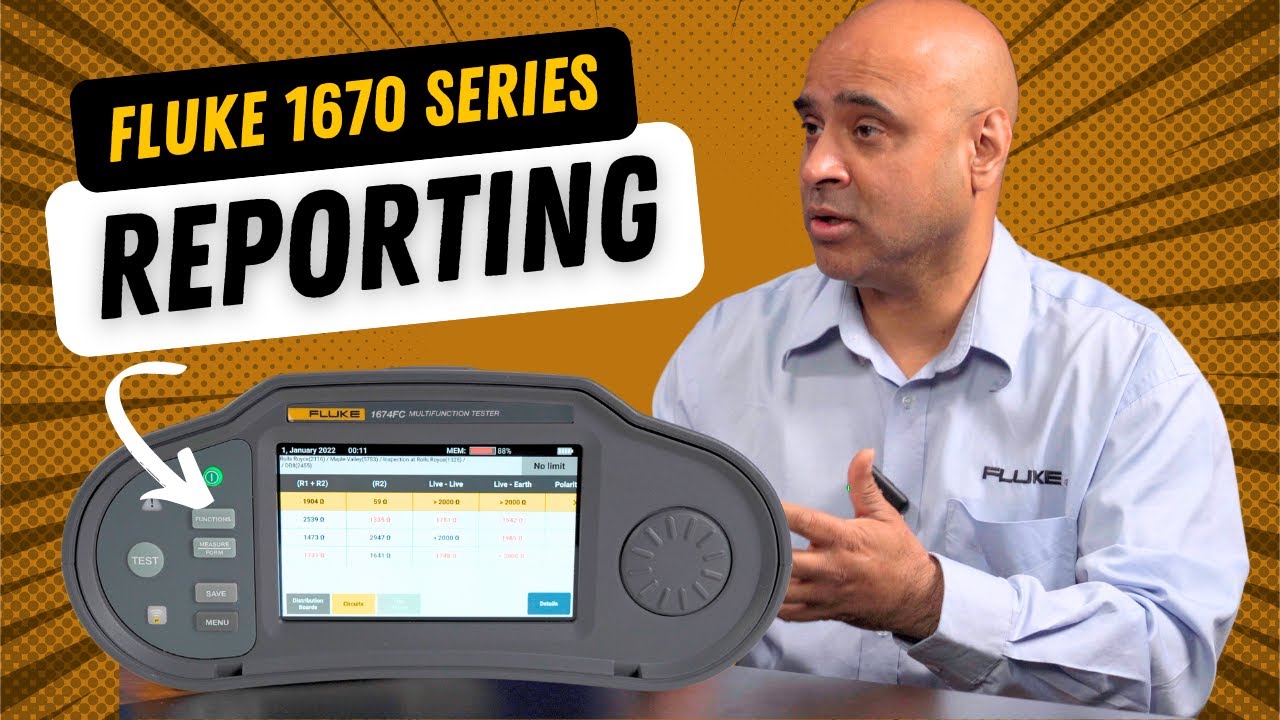 Fluke 1670 Series: Reporting Capabilities You NEED to Know About! - YouTube