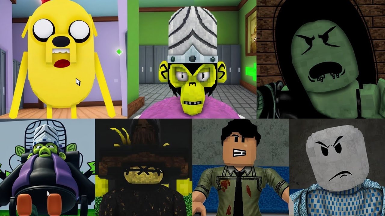 Roblox Escape Mr. Chains-Aw's Asylum, MOJO JOJO'S EVIL LAIR, FREAKY ...