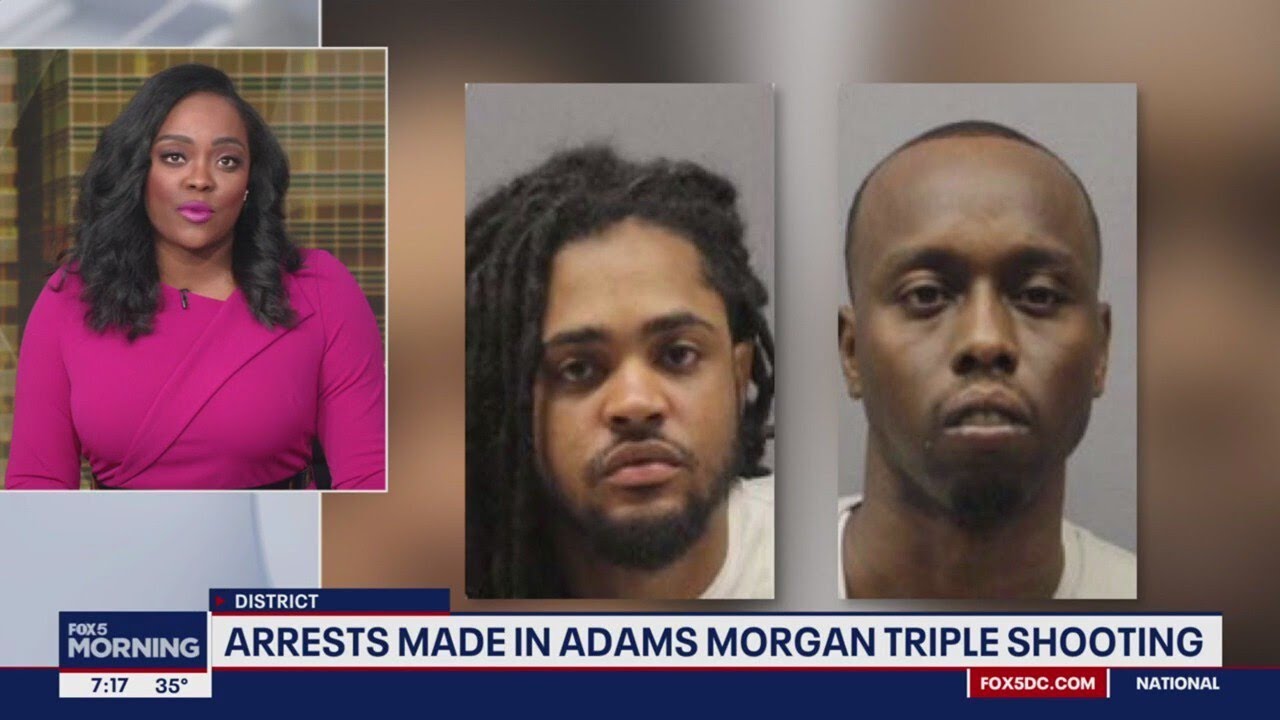 2 arrested, charged in Adams Morgan triple shooting that left 3 dead ...