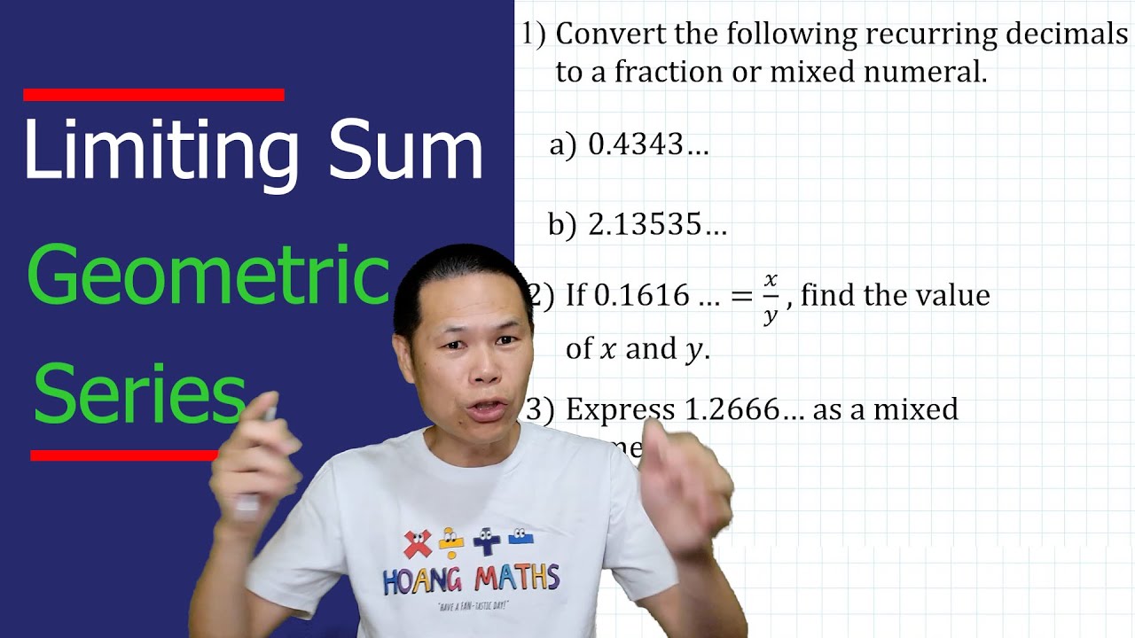 Limiting Sum part 3 - YouTube