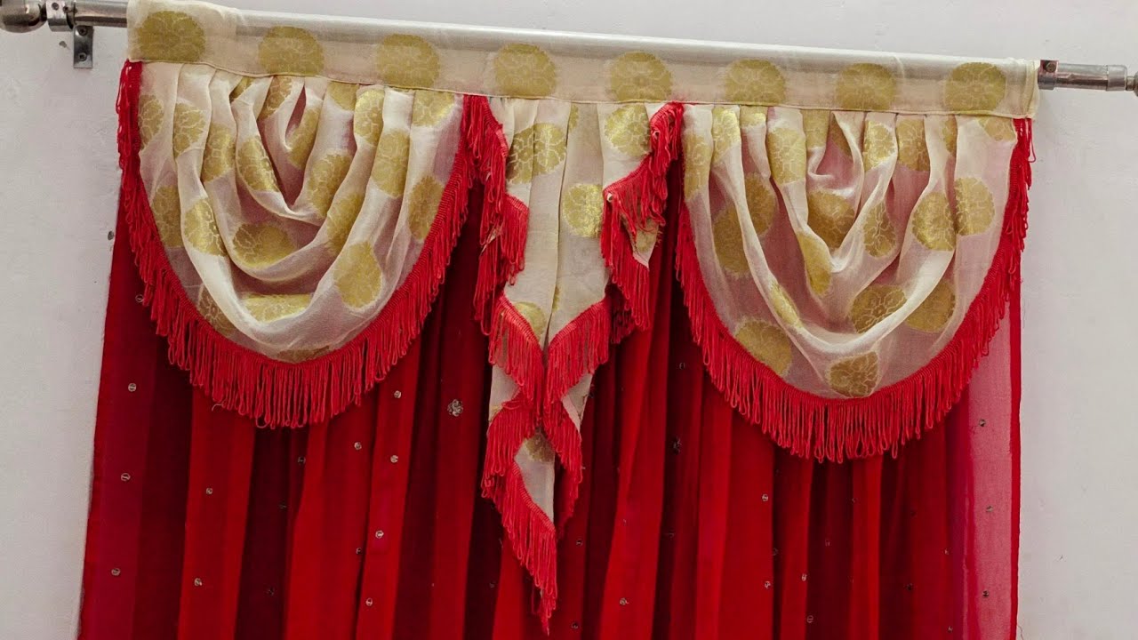 Jhalar Wale designer parday Ghar per kaise banaen? how to make parda at ...