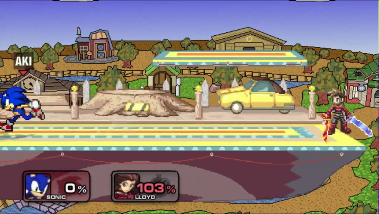SSF2 0.9b: PM Sonic Mod Sneak Peek - YouTube