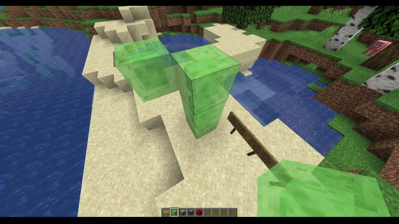 How to make a very simple flying redstone machine in minecraft - YouTube