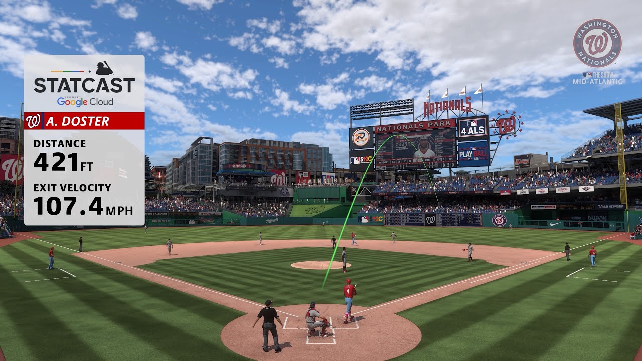 No Doubt Home Run in MLB Road To The Show - YouTube