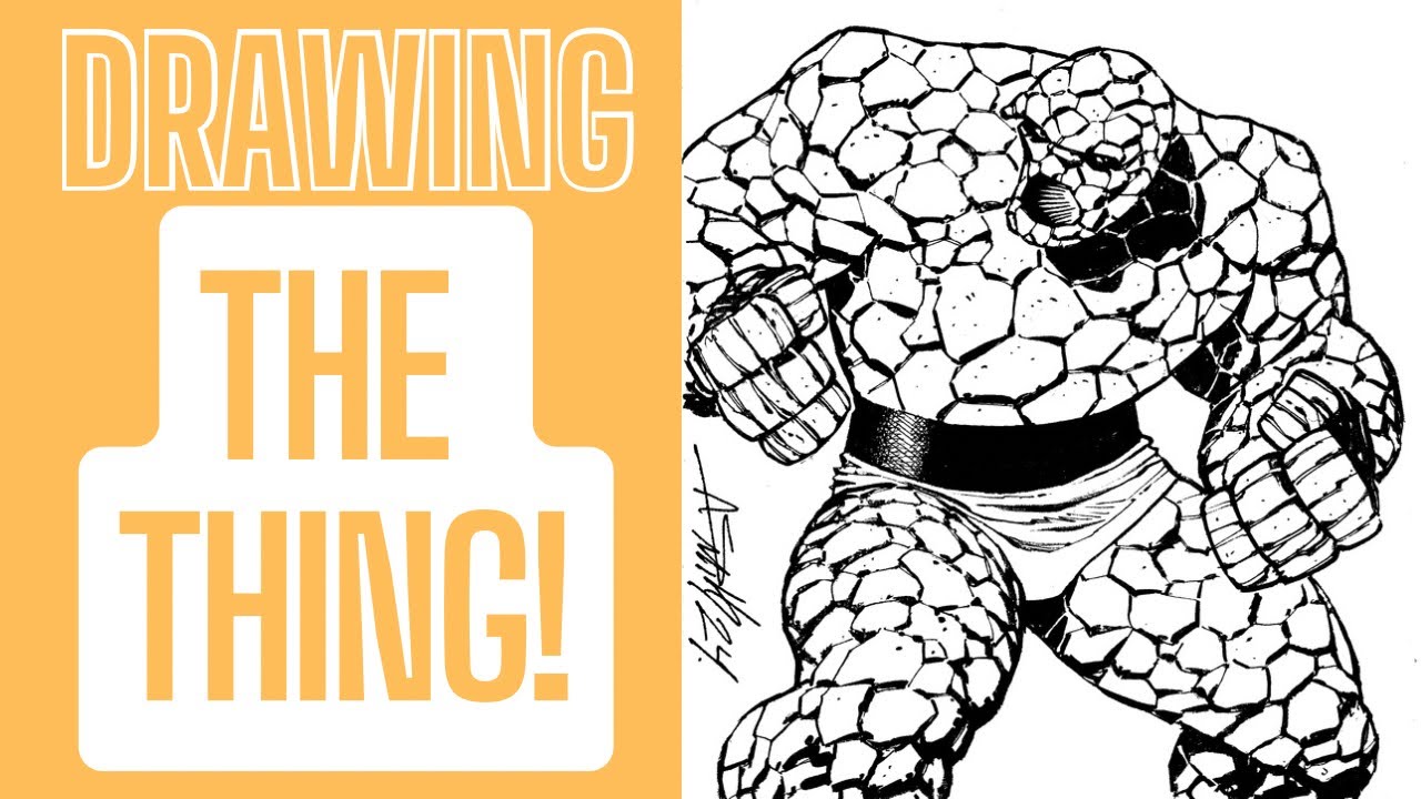 Time-Lapse Drawing The THING! - YouTube
