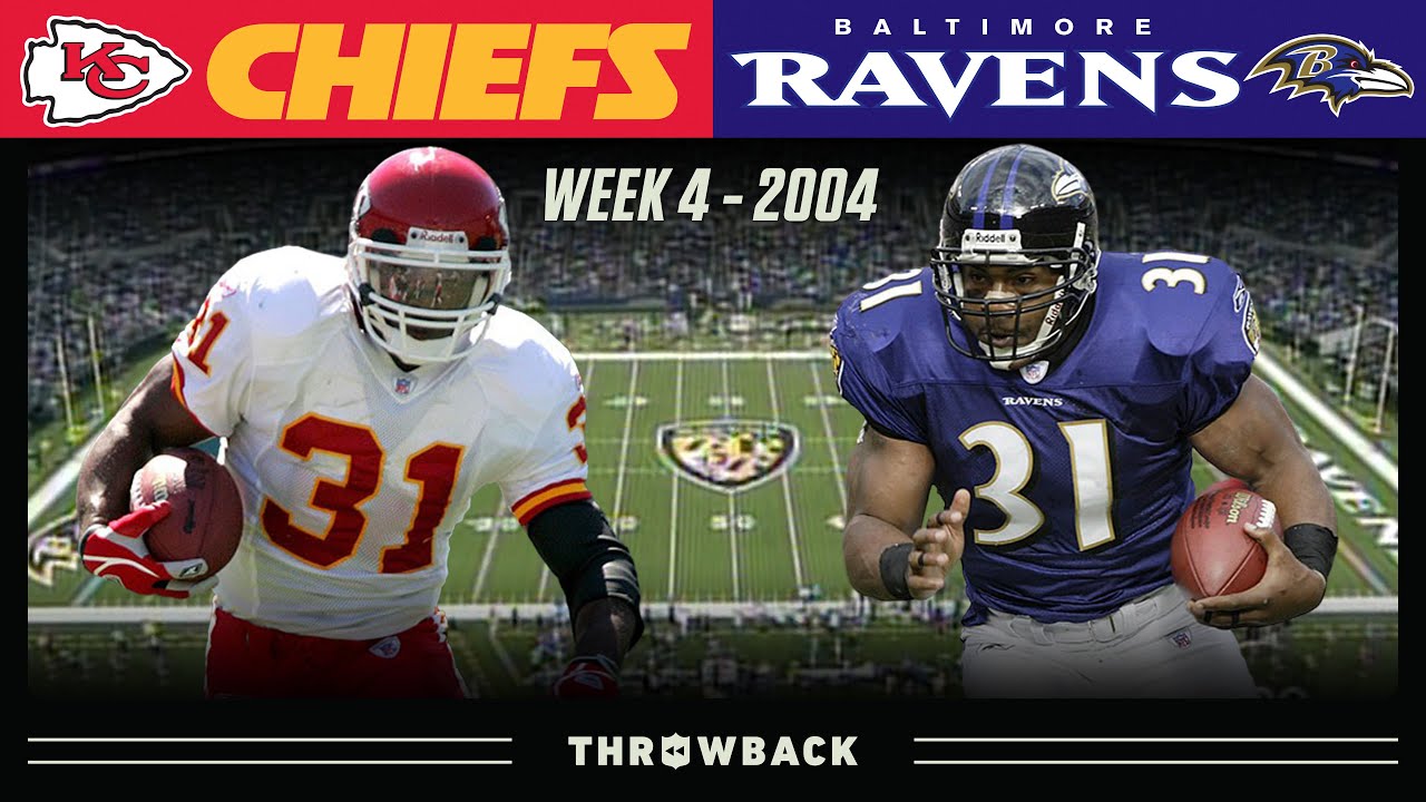 Legendary Backs of the 00's Collide on MNF! (Chiefs vs. Ravens 2004 ...