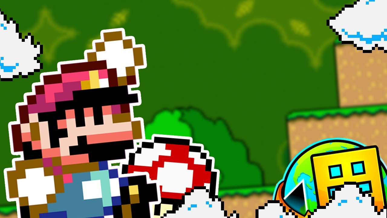 LA MEJOR RECREACIÓN DE SUPER MARIO WORLD EN GEOMETRY DASH | Geometry ...