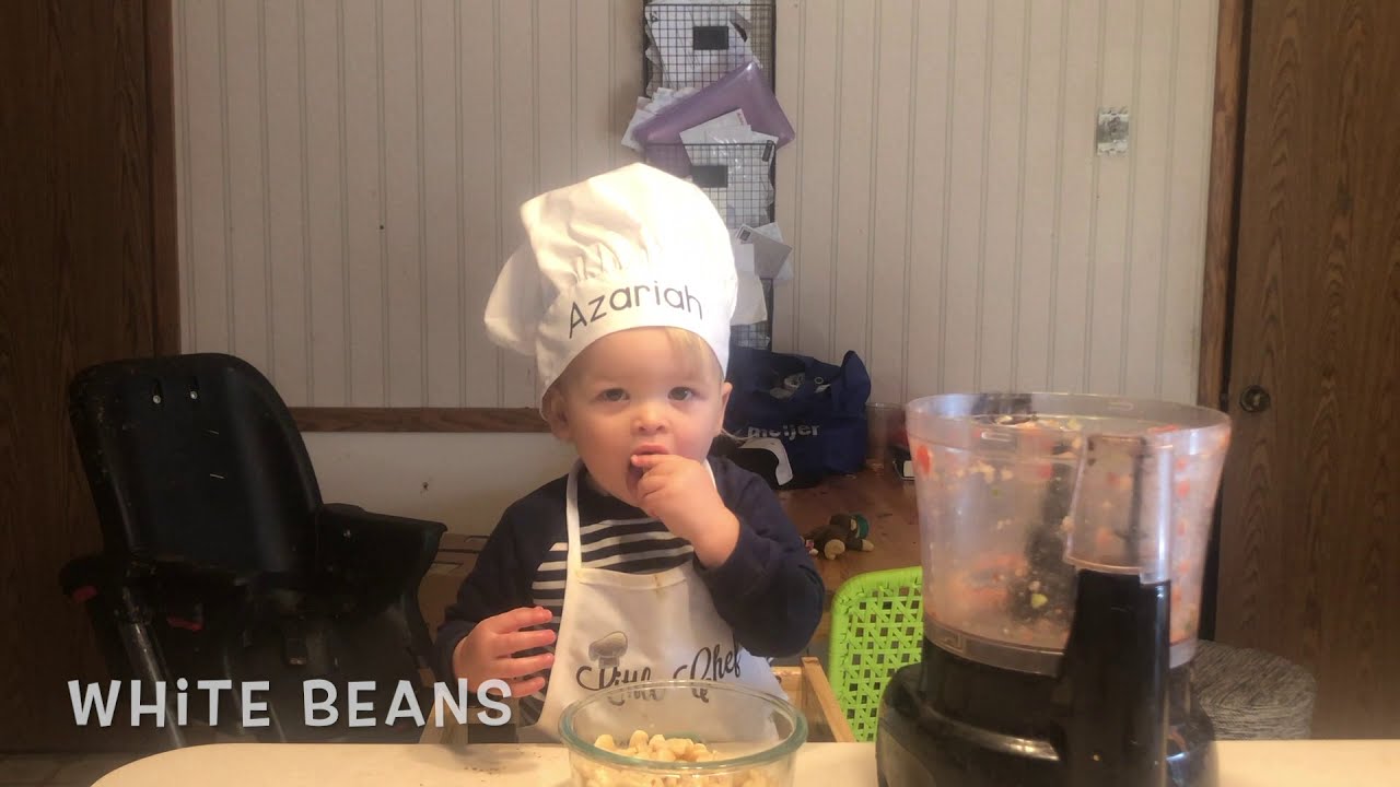 One Year Old Chef Makes Pico De Gallo and Guacamole - YouTube