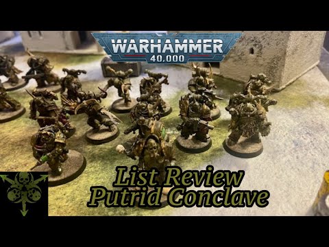 Warhammer 40k: Competitive Death Guard List review - YouTube