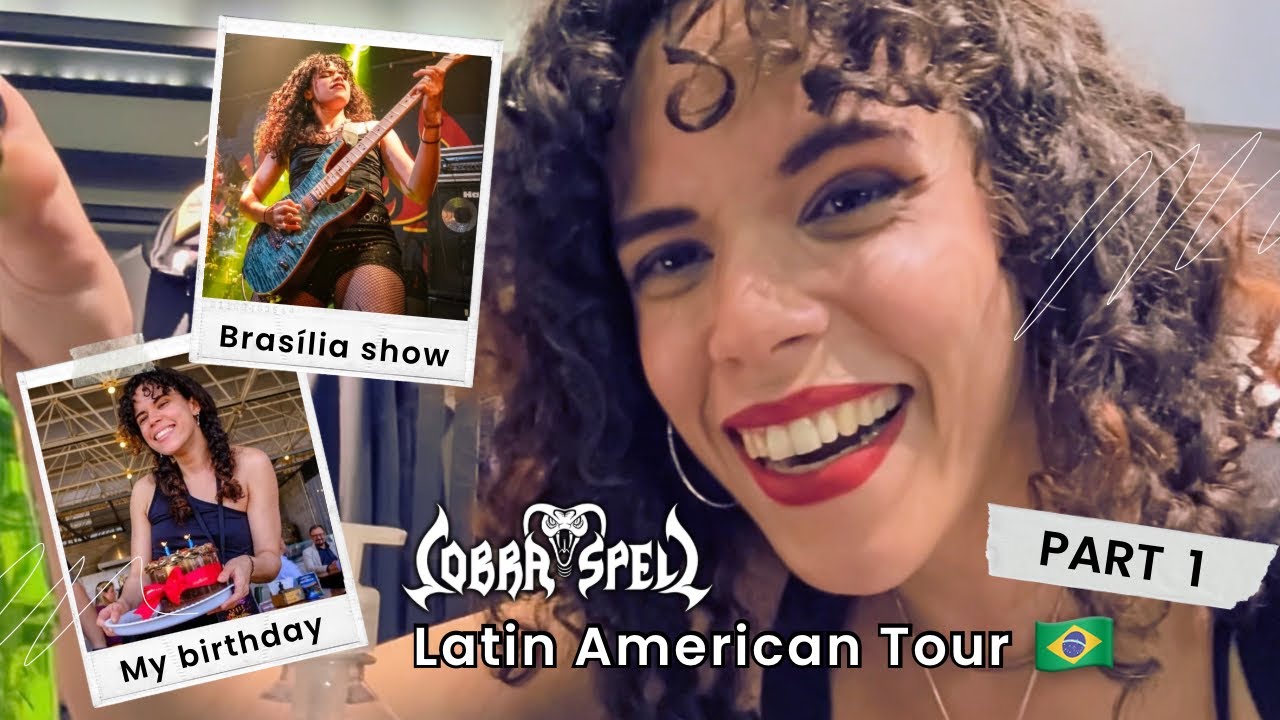 COBRA SPELL Tour Vlog 🎸 Latin American Tour: Galeria do Rock, Brasília ...