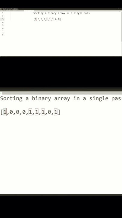 Sort In Single Pass Codewithani Shorts Datastructuresandalgorithms Sortingalgorithm Coding 