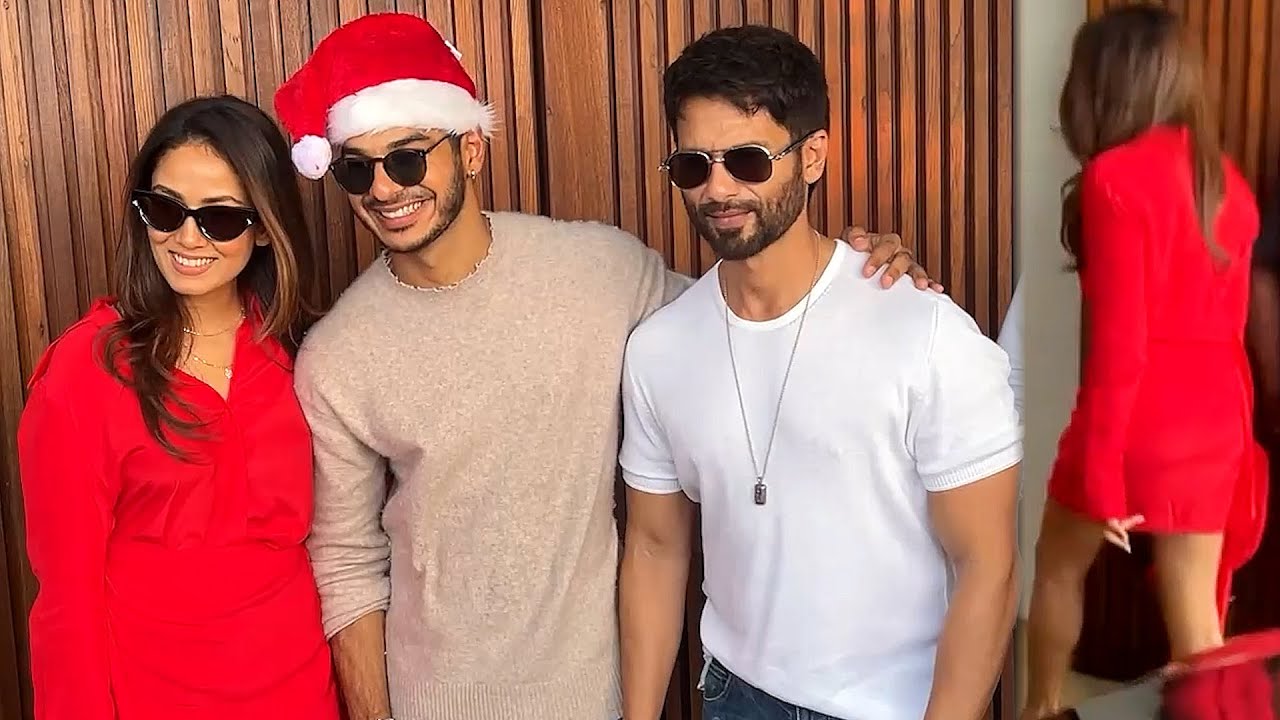 Shahid Kapoor & Mira Rajput Show Up in Style at Zoya Akhtar Christmas ...