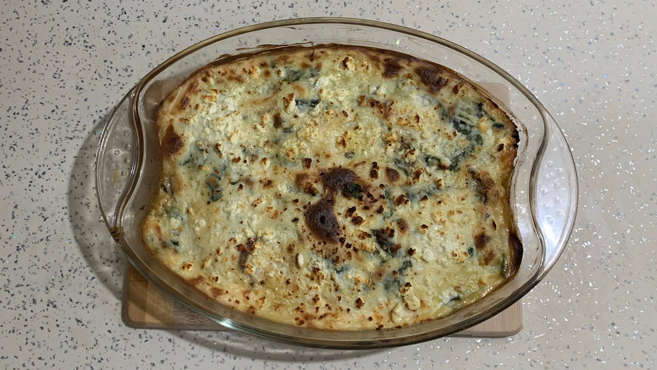 Musaca with patato & spinach / Musaka me patate & spinaq - YouTube