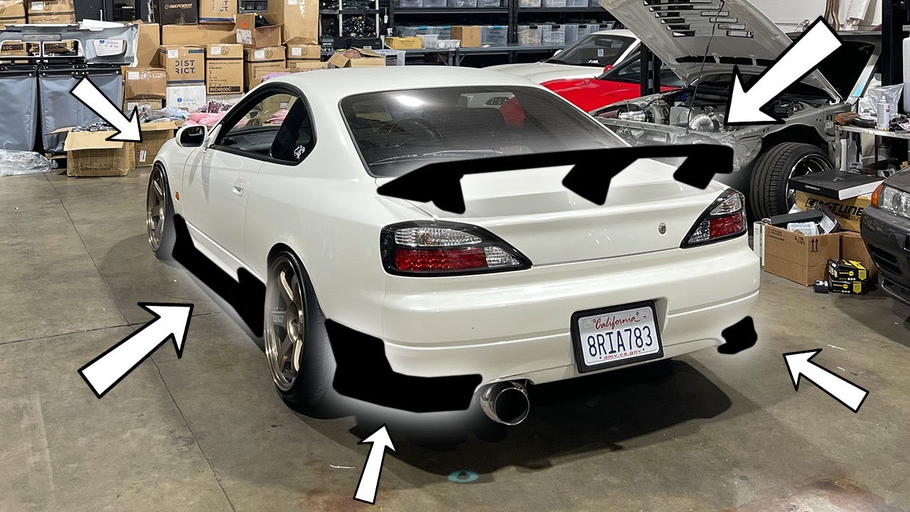BIG Wing + $8000 Body Kit for the S15 Spec R! - YouTube