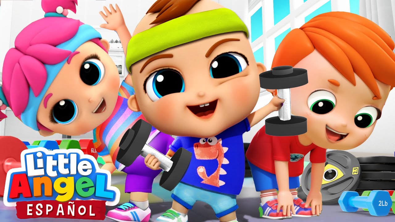 Ejercicios en Familia ⛹️‍♀️ 🏋️ | Canciones de Bebé Juan | Little Angel ...