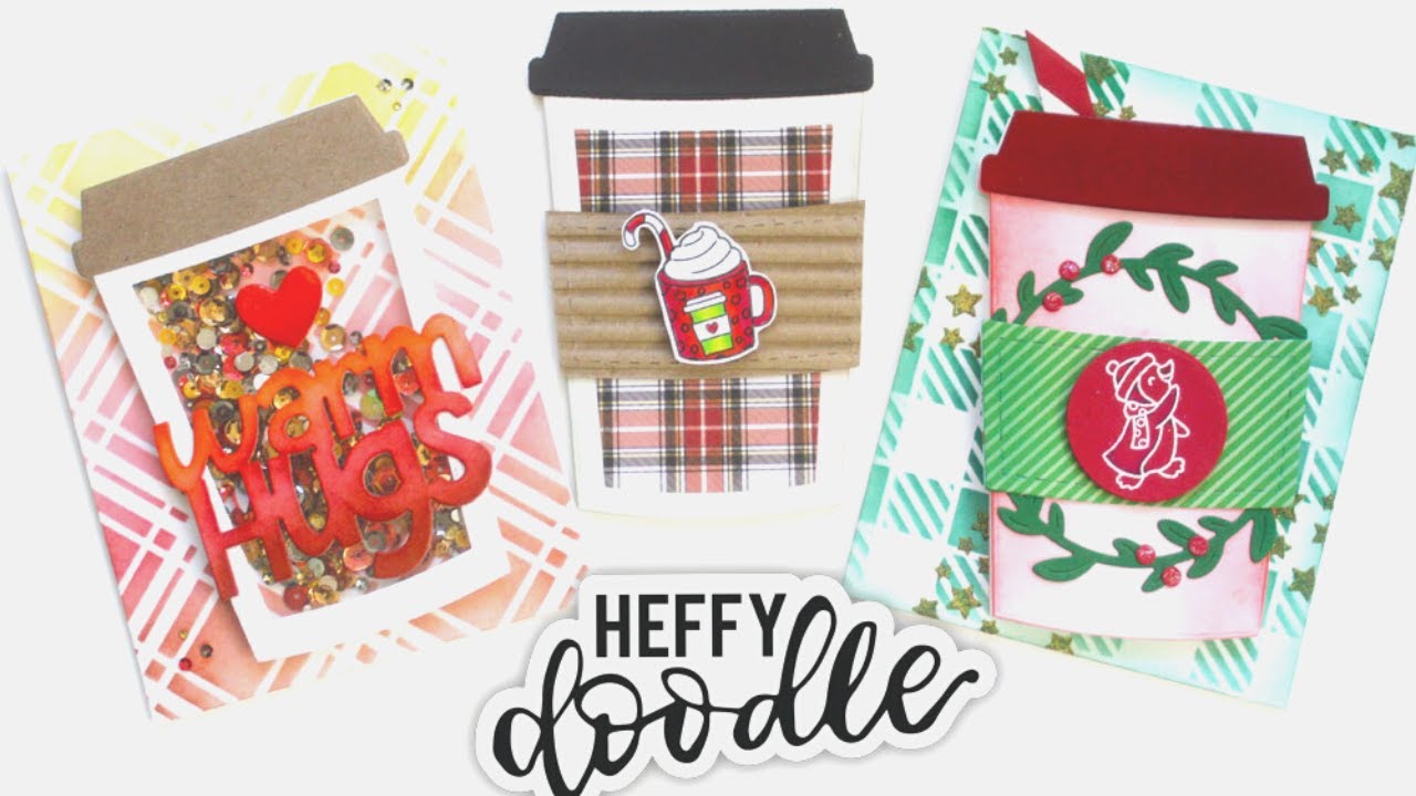 3 Fun and Easy Cardmaking Ideas: Using the Coffee Cup Shaker Dies ...
