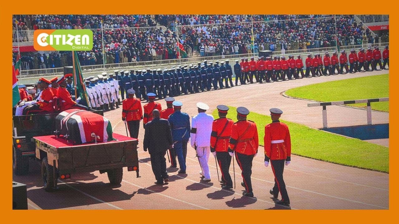 Late president Moi accorded full military honours at Nyayo Stadium ...