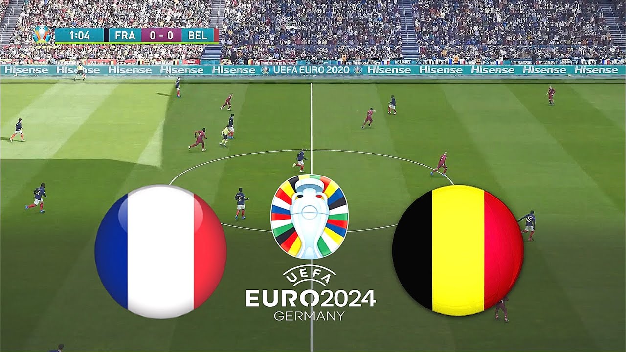 FRANCE v BELGIUM | EURO 2024 - ROUND OF 16 - YouTube