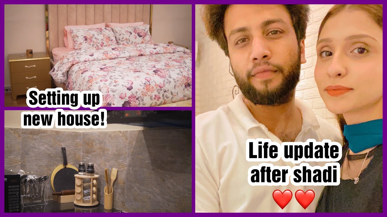 Setting up my new house step by step, after wedding 🏠 ️ - YouTube