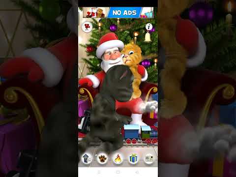 Talking Santa Meets Ginger (2011) Gameplay, By Outfit7