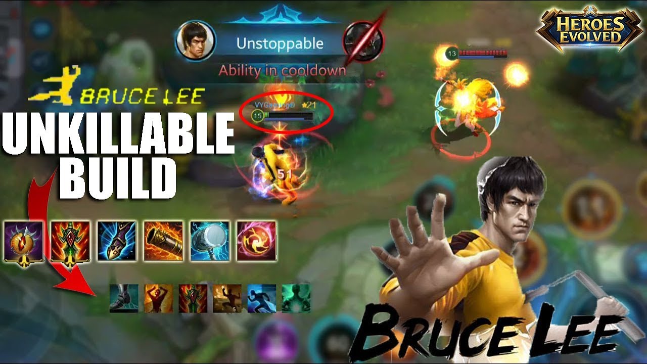 New Hero BRUCE LEE Best Build and How to Use His Skills Combos Full ...