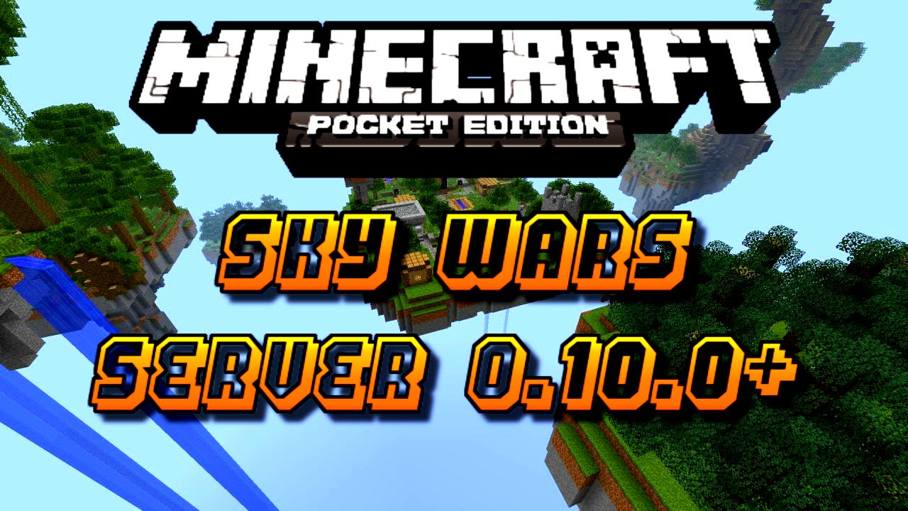 Minecraft PE - Sky wars server! - YouTube