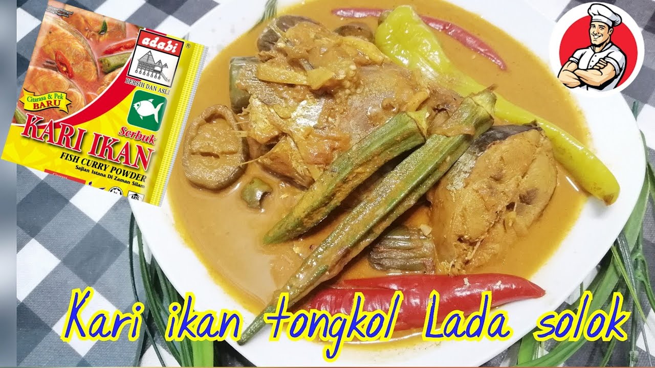 Kari ikan tongkol Lada solok (حلال) - YouTube