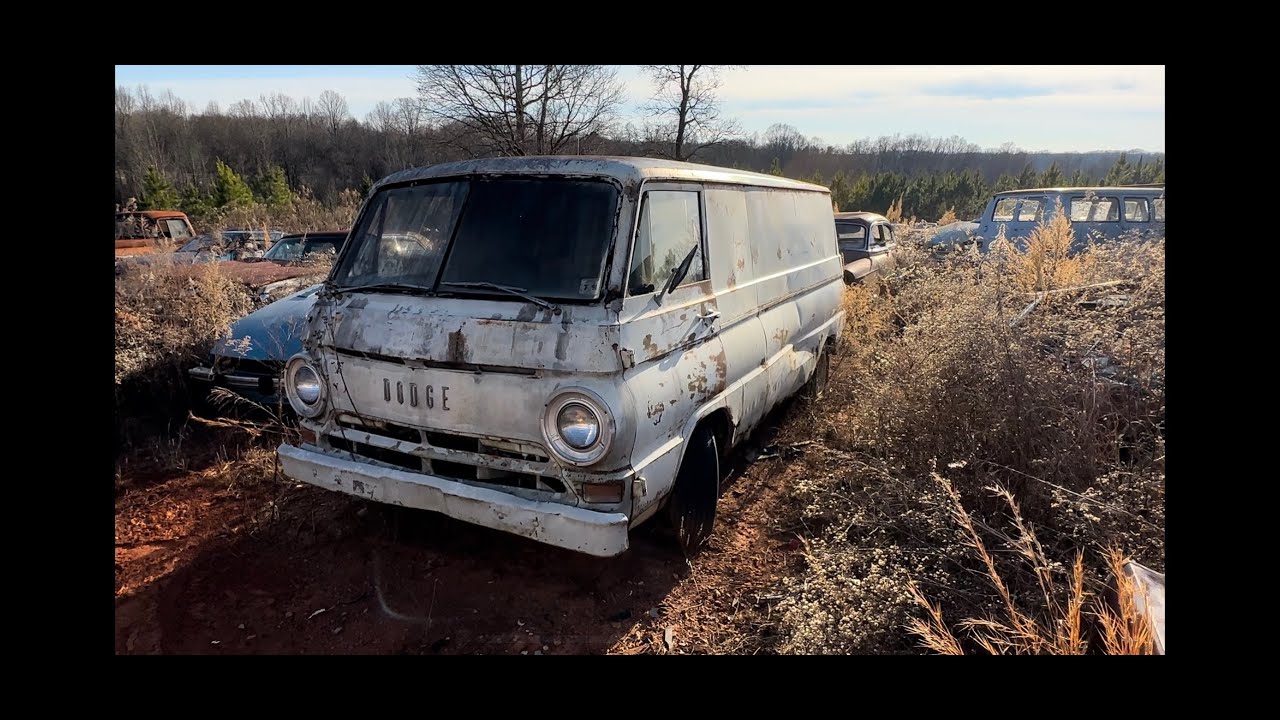 Dodge A series vans sold for scrap - YouTube