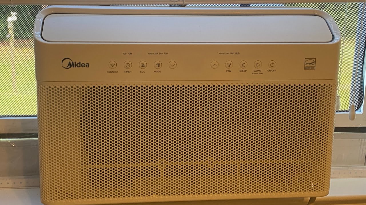 Midea U Shaped Air Conditioner 8,000 BTU - YouTube