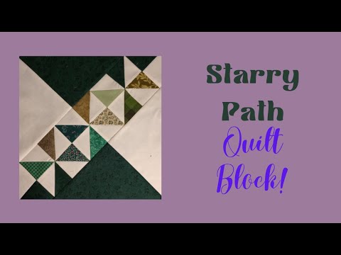 Quilting with a Starry Path quilt block ️ #quiltingforbeginners # ...