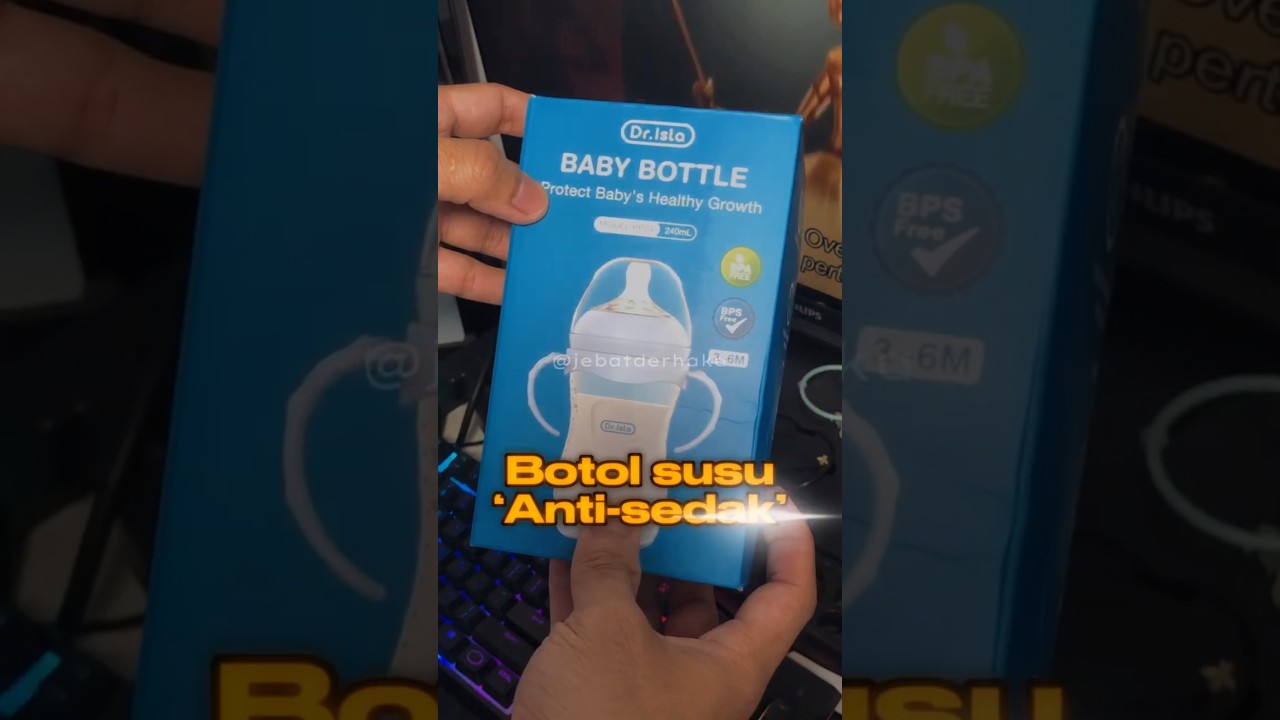 Botol susu 'Anti-sedak' - YouTube