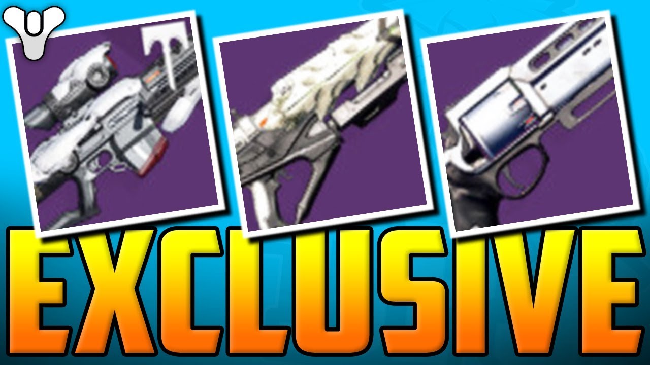 Destiny 2 - STRIKE EXCLUSIVE UNIQUE WEAPONS CONFIRMED! - YouTube