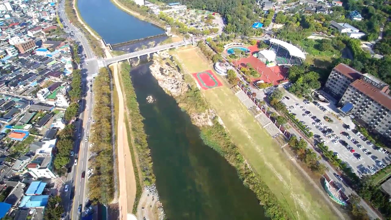 Namwon city in Korea (개인 드론 촬영, 15년 추석) - YouTube