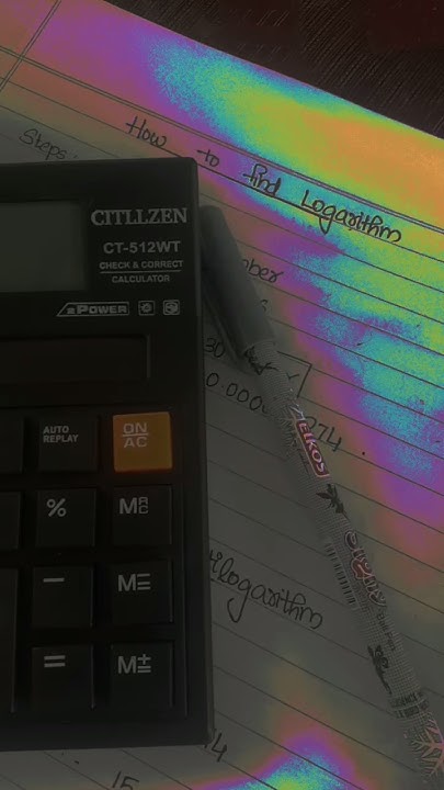 MIND-BLOWING Calculator trick 🤯🔥| How to find logarithm using ...