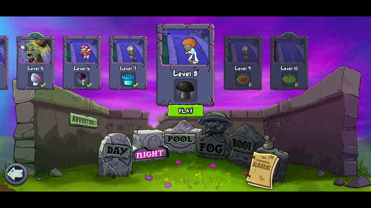 Plants Vs Zombies, 2# time walkthrough, part.4 - YouTube