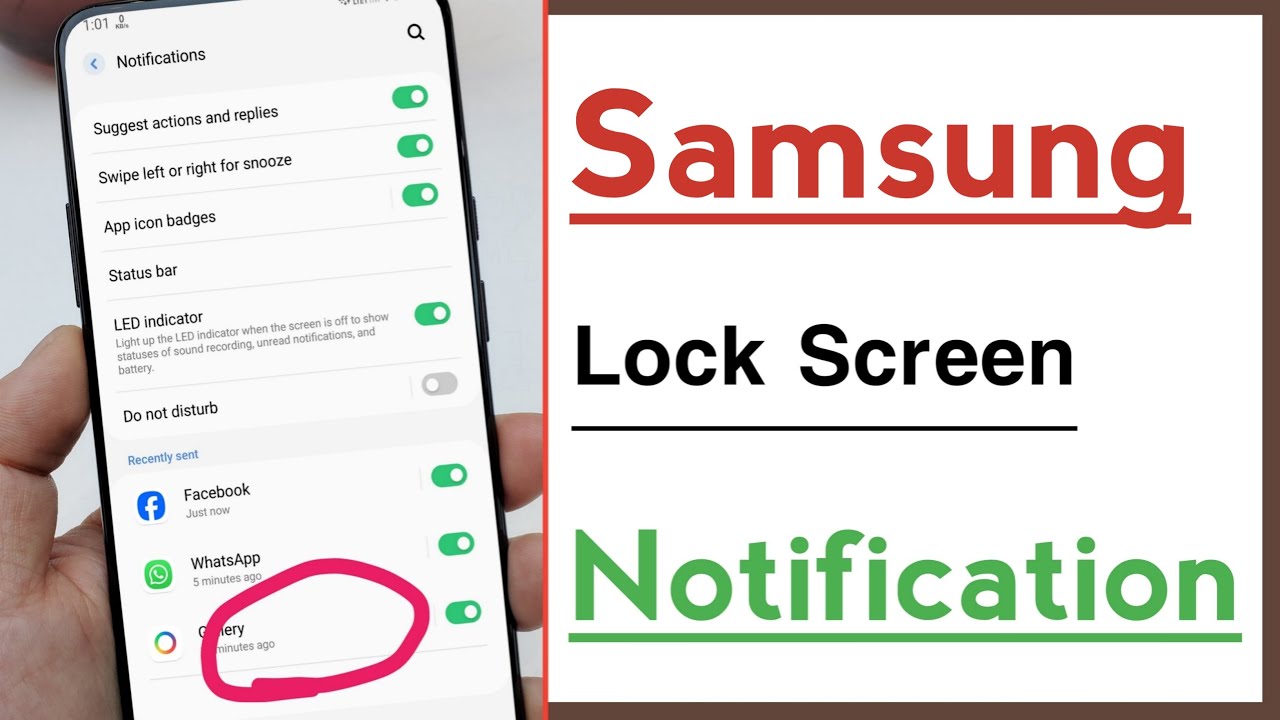 Samsung How To Setup Lock Screen Notification, Samsung Lock Screen ...