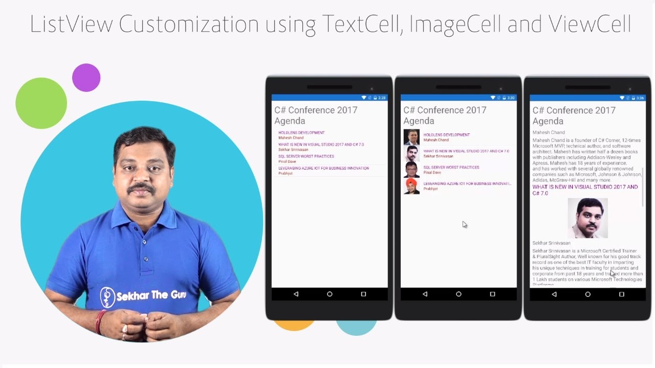 Xamarin Forms Listview Customization Using TextCell, ImageCell and ... Xamarin Forms Listview Customization Using TextCell, ImageCell and ...