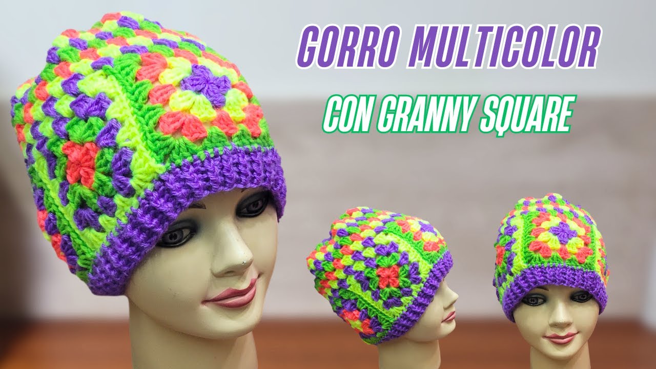 (18) Tejidos Modernos y Fáciles a Crochet – Gorro a Crochet Ganchillo ...