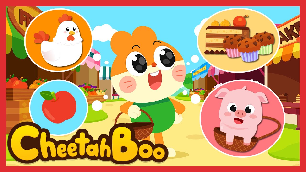 I went to market Fun play songs for kids | Nursery rhymes | Kids song ...