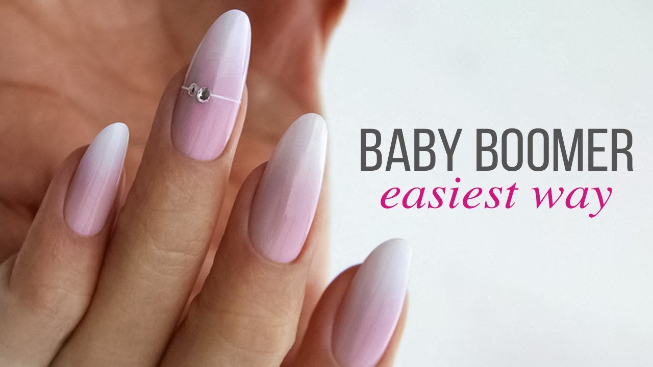 BABY-BOOMER - WHITE OMBRE NAILS - 5 Techniken | So macht man Baby ...