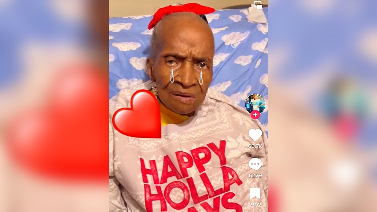 Rip grandma holla Last Tiktok video 24hours before death - grandma ...