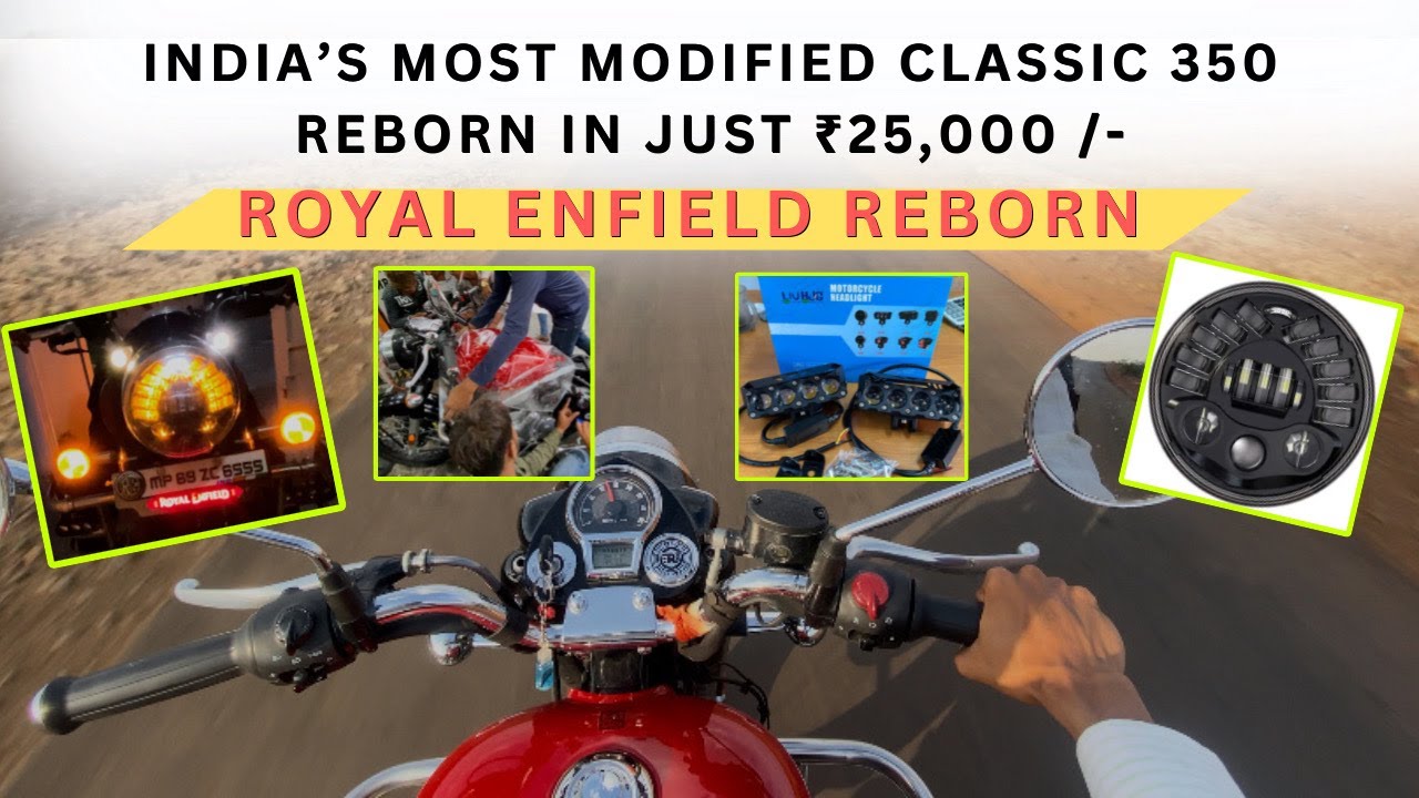 Best & Most Modified Royal Enfield Classic 350 Reborn🤩😍 || ANKIT ...