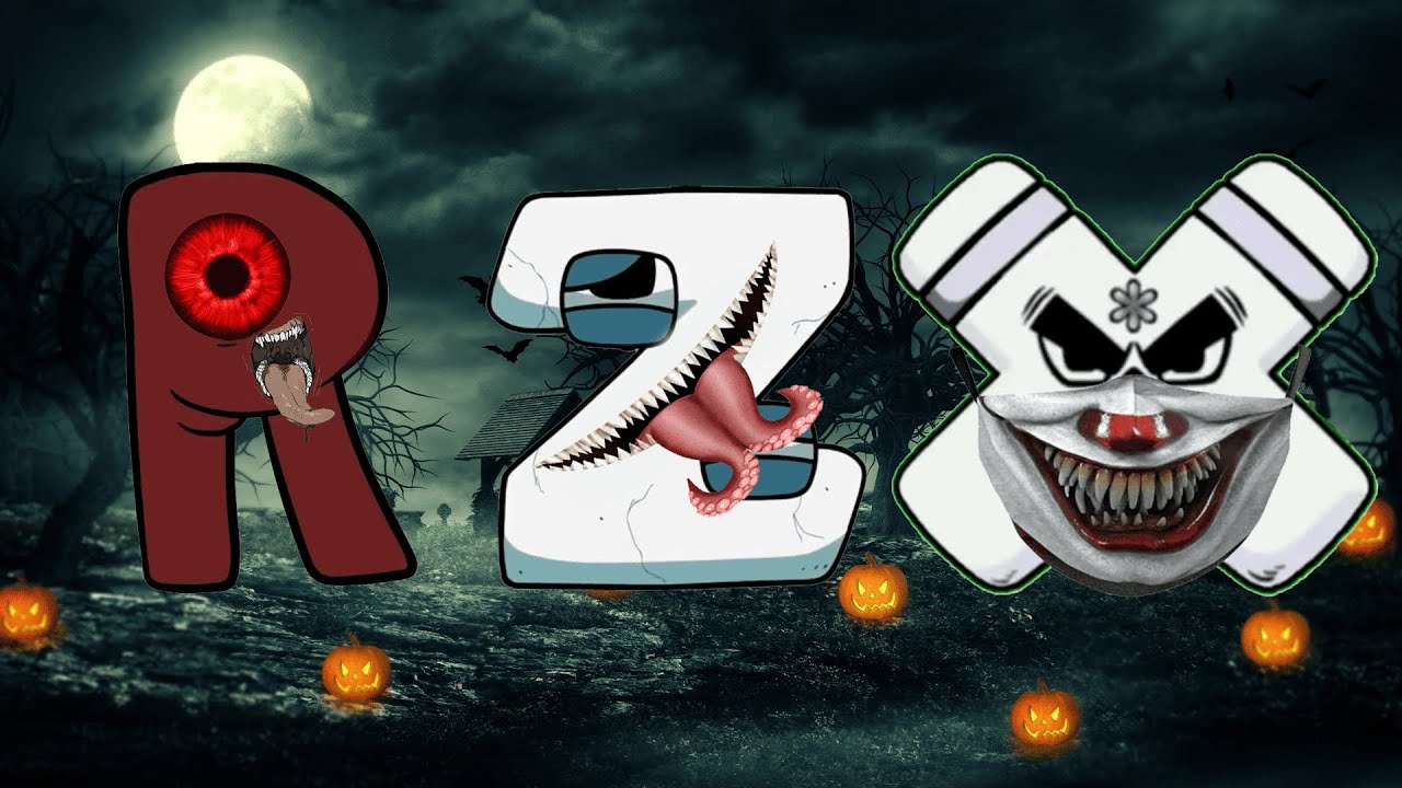 Alphabet Lore But It's Halloween Scary editon - YouTube