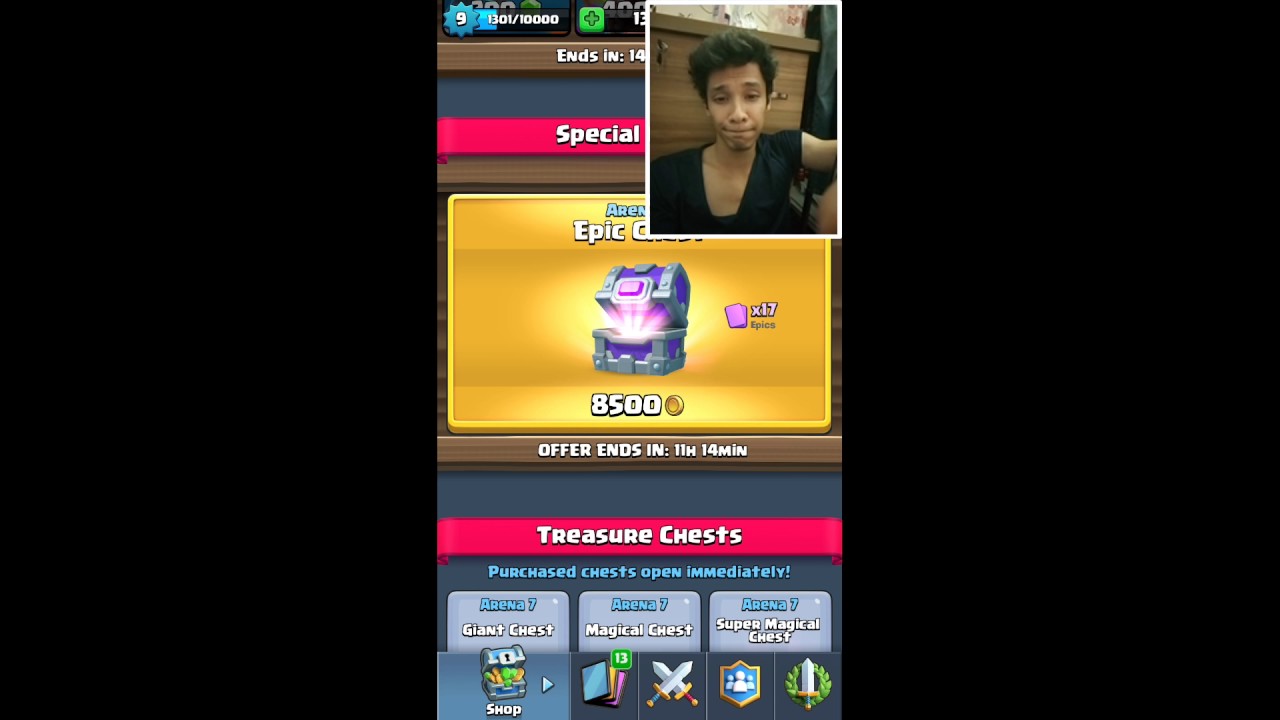 Chest opening with funny expression - YouTube