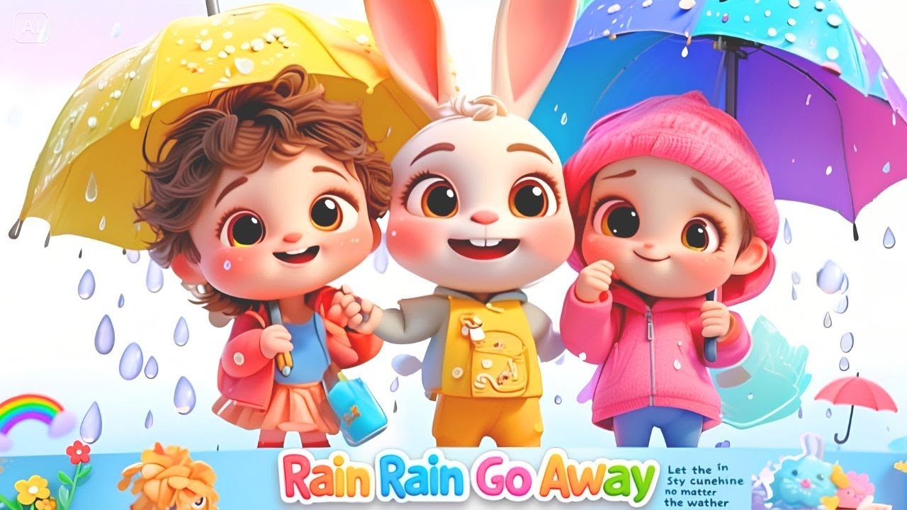 Rain Rain Go Away Here i Go Song with Labubu | Nursery Rhymes for Kids ...