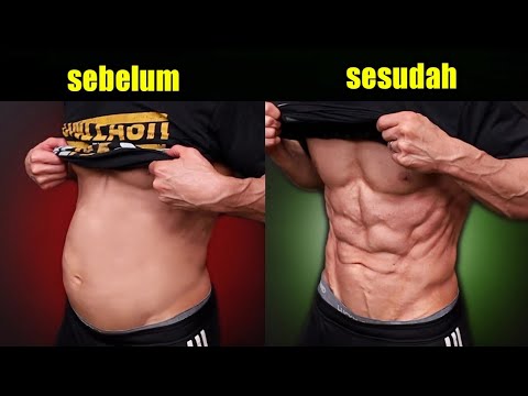 gerakan rahasia membentuk perut sixpack di rumah dengan cepat - YouTube