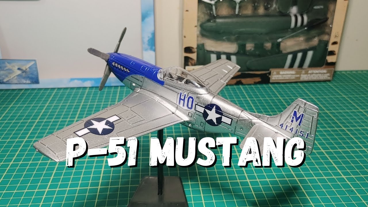 P-51 Mustang Plane | 1/48 Scale Pilot Model Kit - YouTube