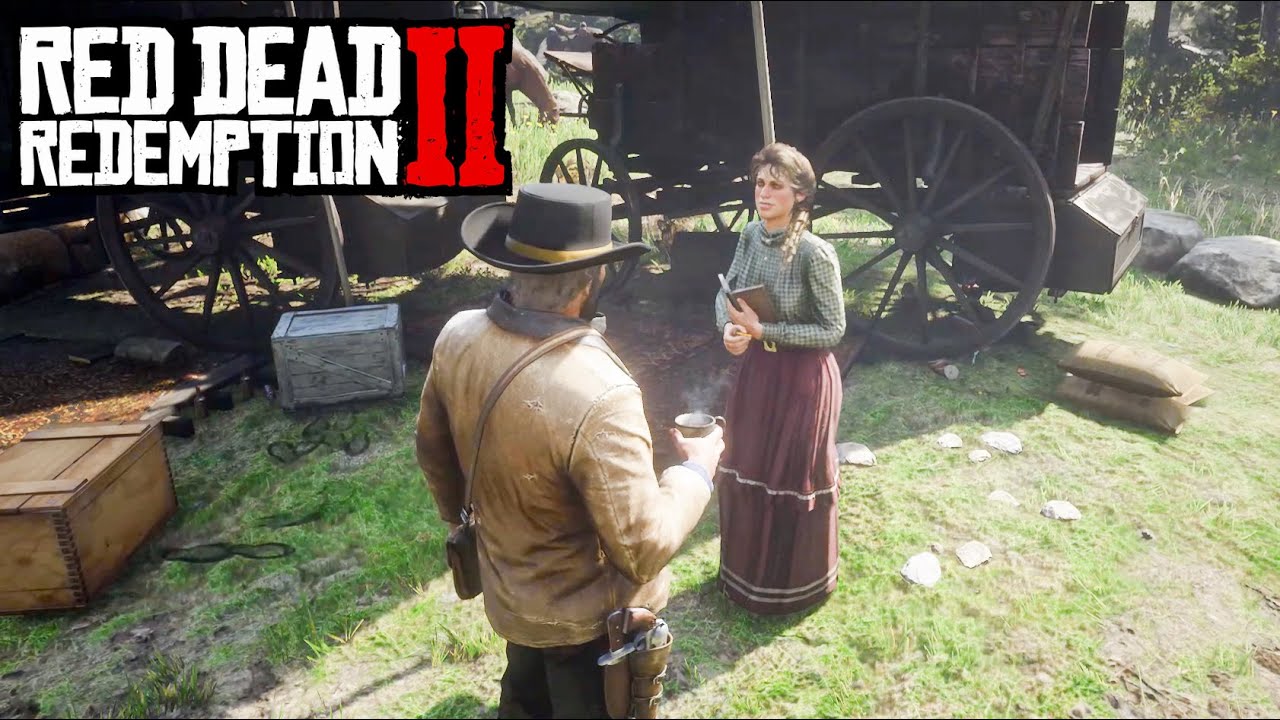 Arthur and Mary-Beth being best friends - RDR2 - YouTube