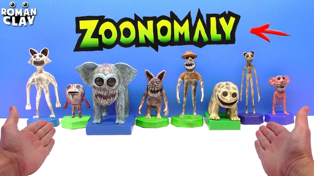 Making Zoonomaly Monsters with Clay Sculptures Timelapse | Roman Clay ...
